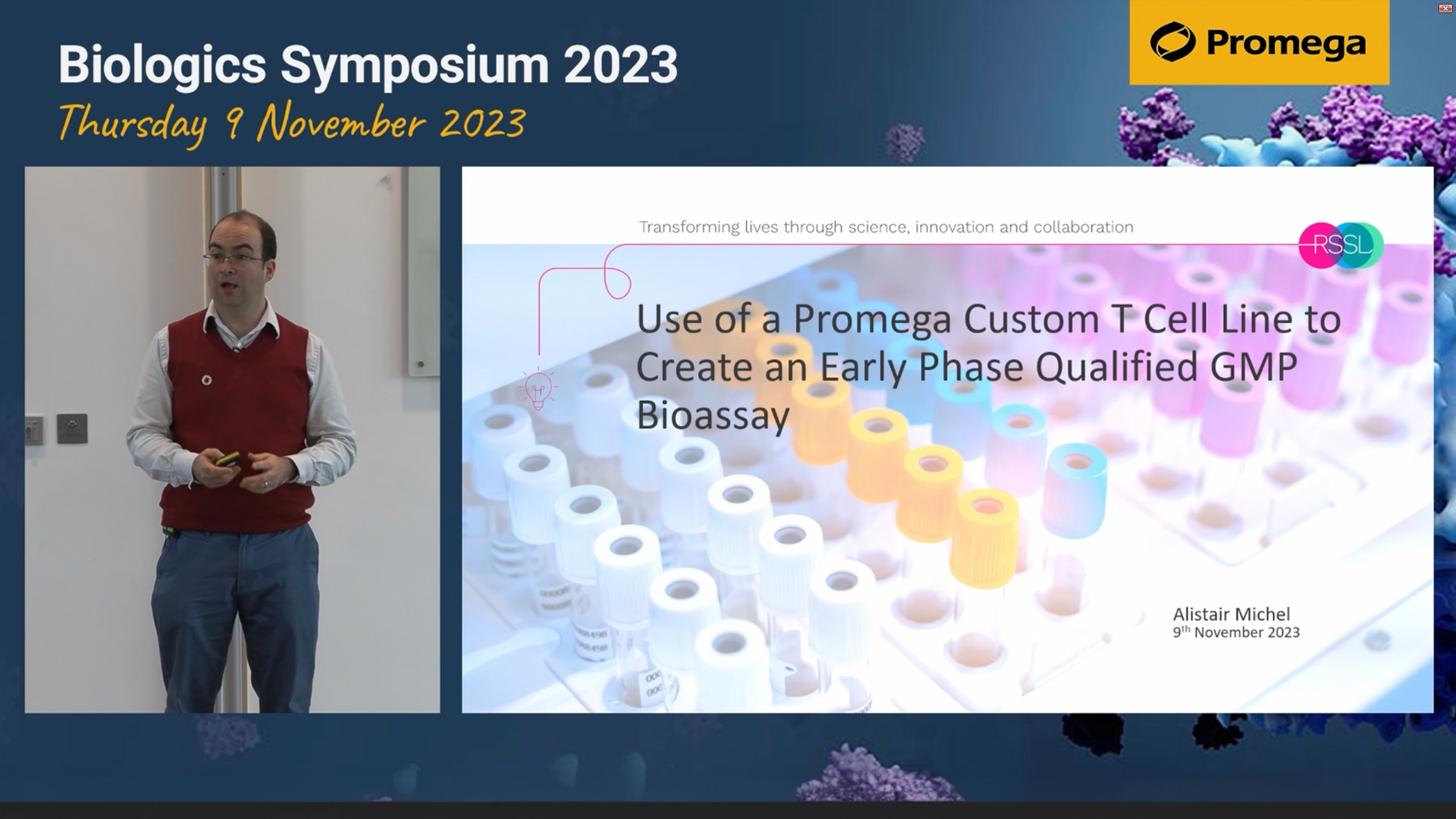 Using a custom T-cell line from Promega | Biologics Symposium